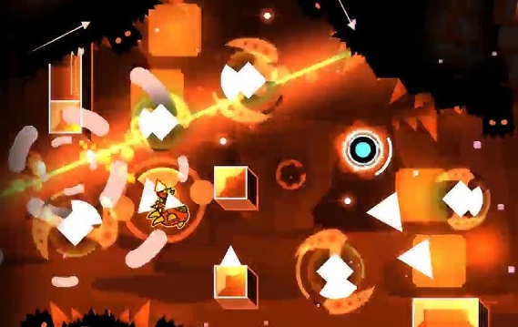 Geometry Dash Orange Juice - Play Online At Geometry Dash Lite Game